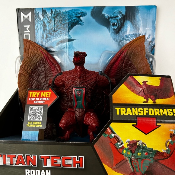 Godzilla | Toys | Godzilla Playmates Titan Tech Rodan Figure Brand New ...